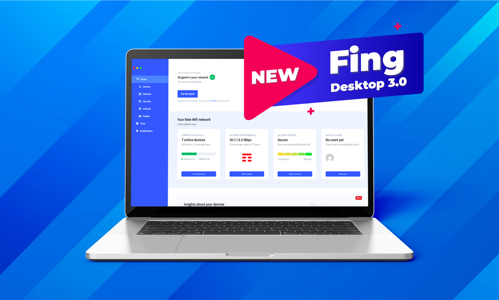 Fing Desktop 3.0 is here: discover the new interface - Fing